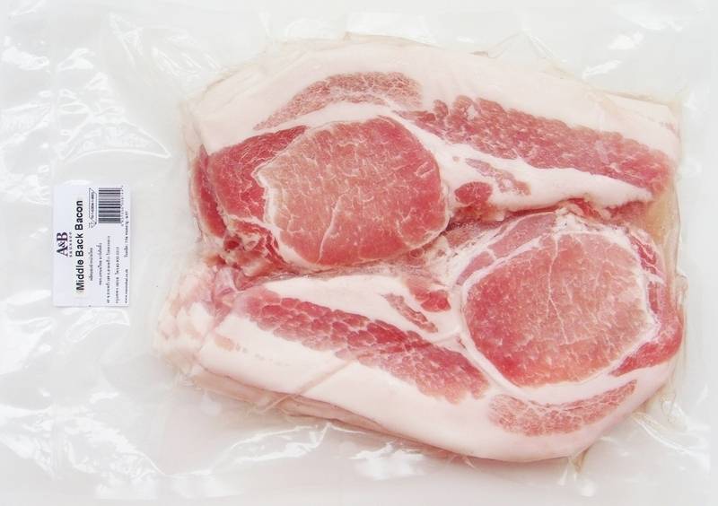 PRODUCT มิดเดิลแบ๊ค เบคอน (Middle Back Bacon) : หจก. แหนมไทย ...