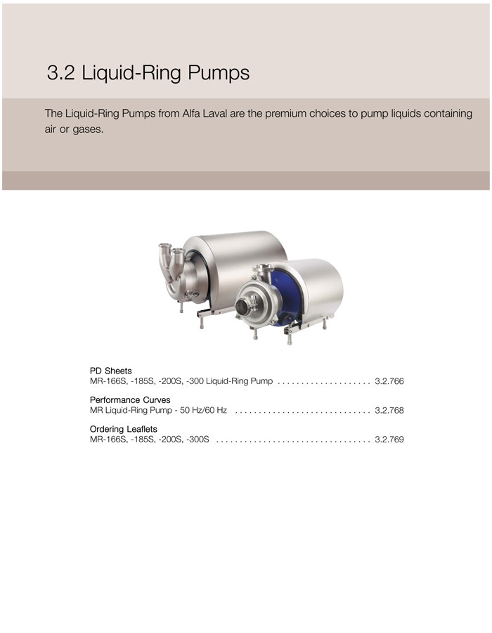 PRODUCT Sanitary liquid ring pump : อูโก จำกัด | UGO co.,Ltd.