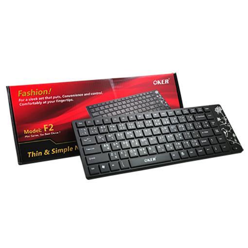 PRODUCT OKER F2 KEYBOARD USB MINI : Zeer Online | Zeer Online